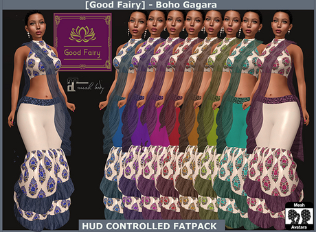 Second Life Marketplace - [Good Fairy] - Boho Gagara {Outfit} MAITREYA ...
